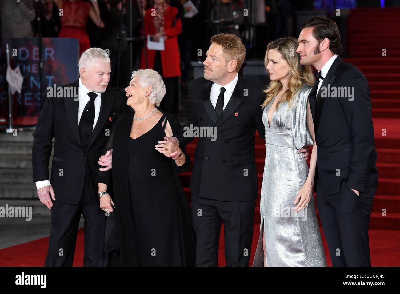Derek Jacobi, (L - R) Dame Judi Dench, Kenneth Branagh. Michelle Pfieffer and Tom Bateman ...