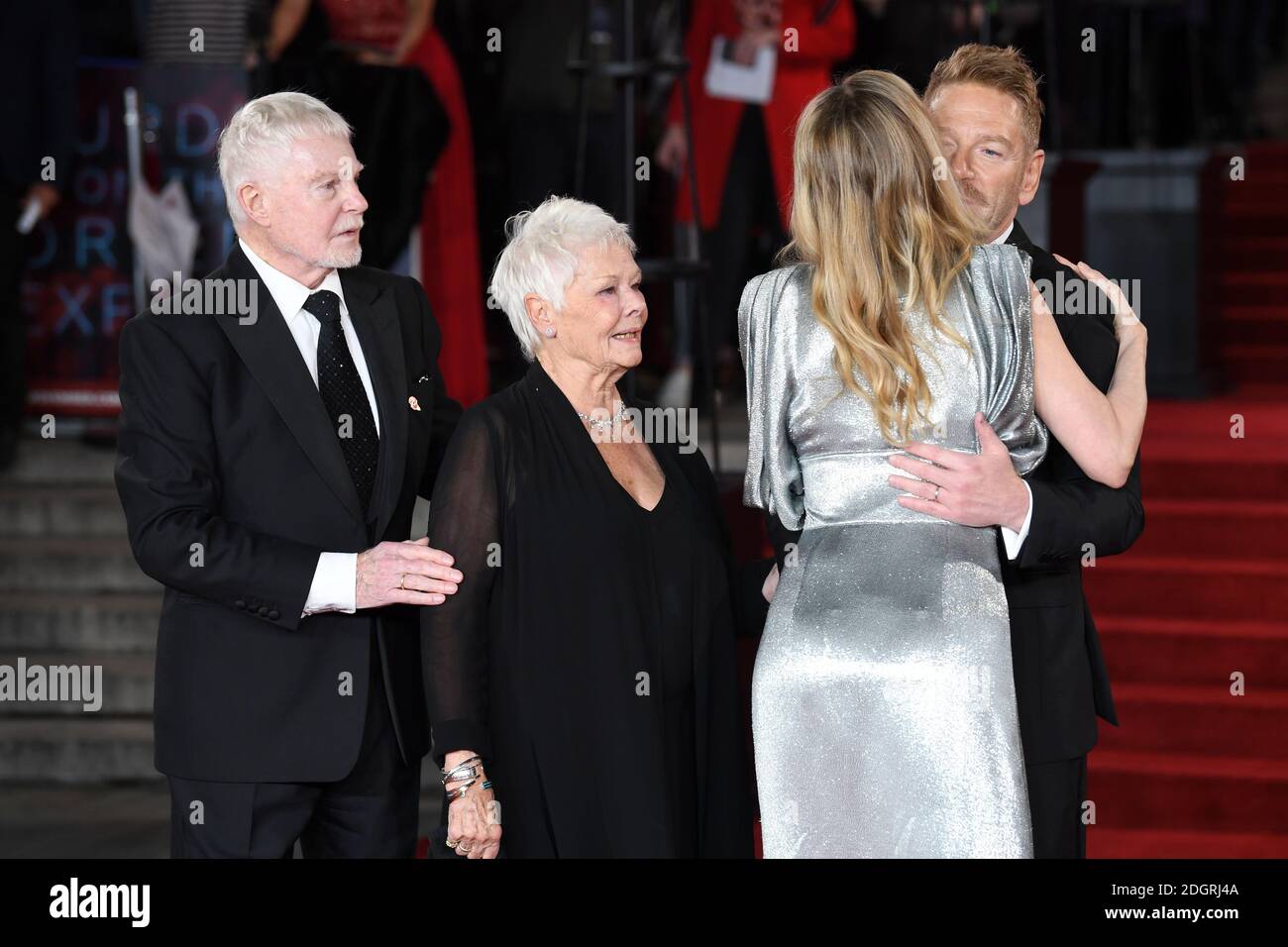 Derek Jacobi, (L - R) Dame Judi Dench, Kenneth Branagh, and Michelle Pfieffer attending the ...