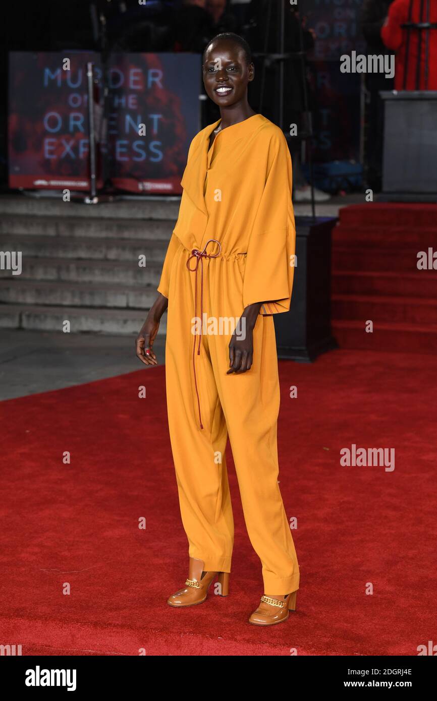 Ajak Deng attending the Murder On The Orient Express World Premiere at ...