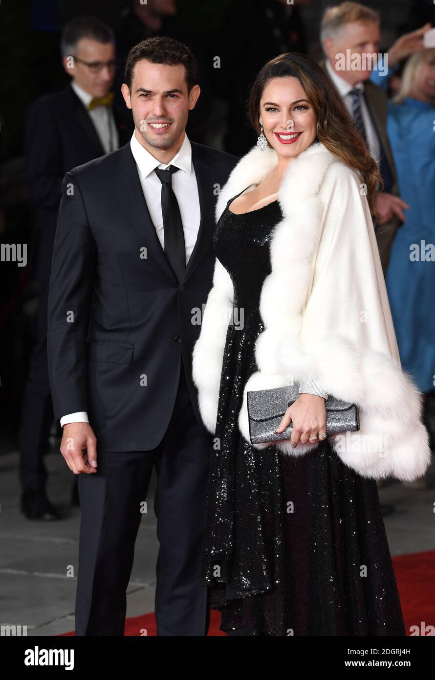 Jeremy Parisi and Kelly Brook attending the Murder On The Orient ...