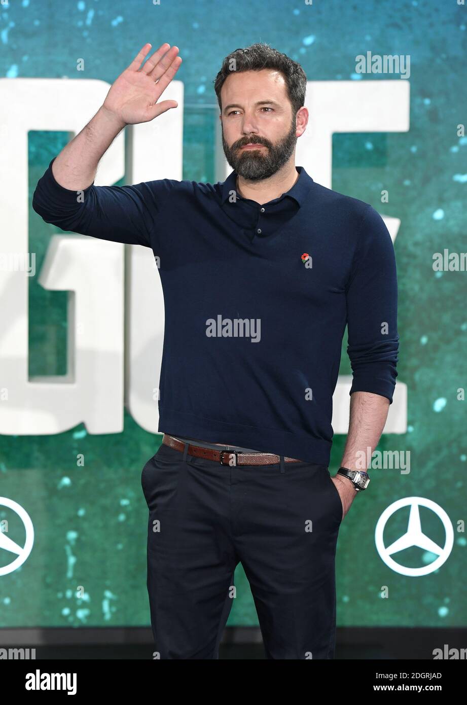 Ben Affleck attending the Justice League Photocall at The College ...