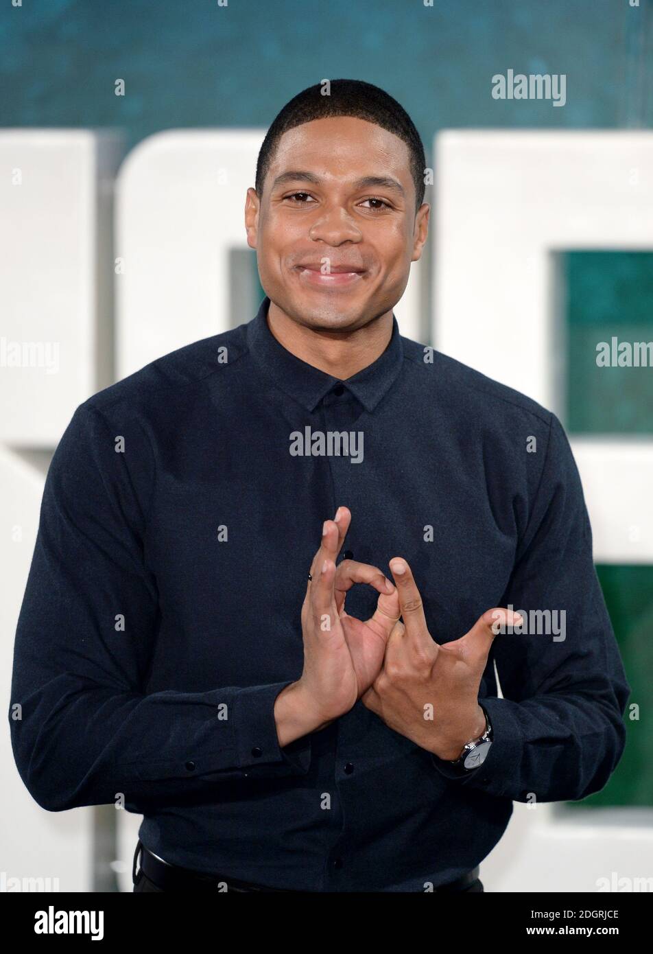 Ray Fisher attending the Justice League Photocall at The College ...