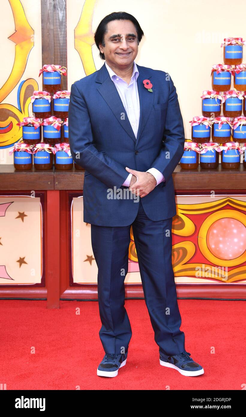 Sanjeev Bhaskar arriving at the Paddington 2 World Premiere, BFI ...