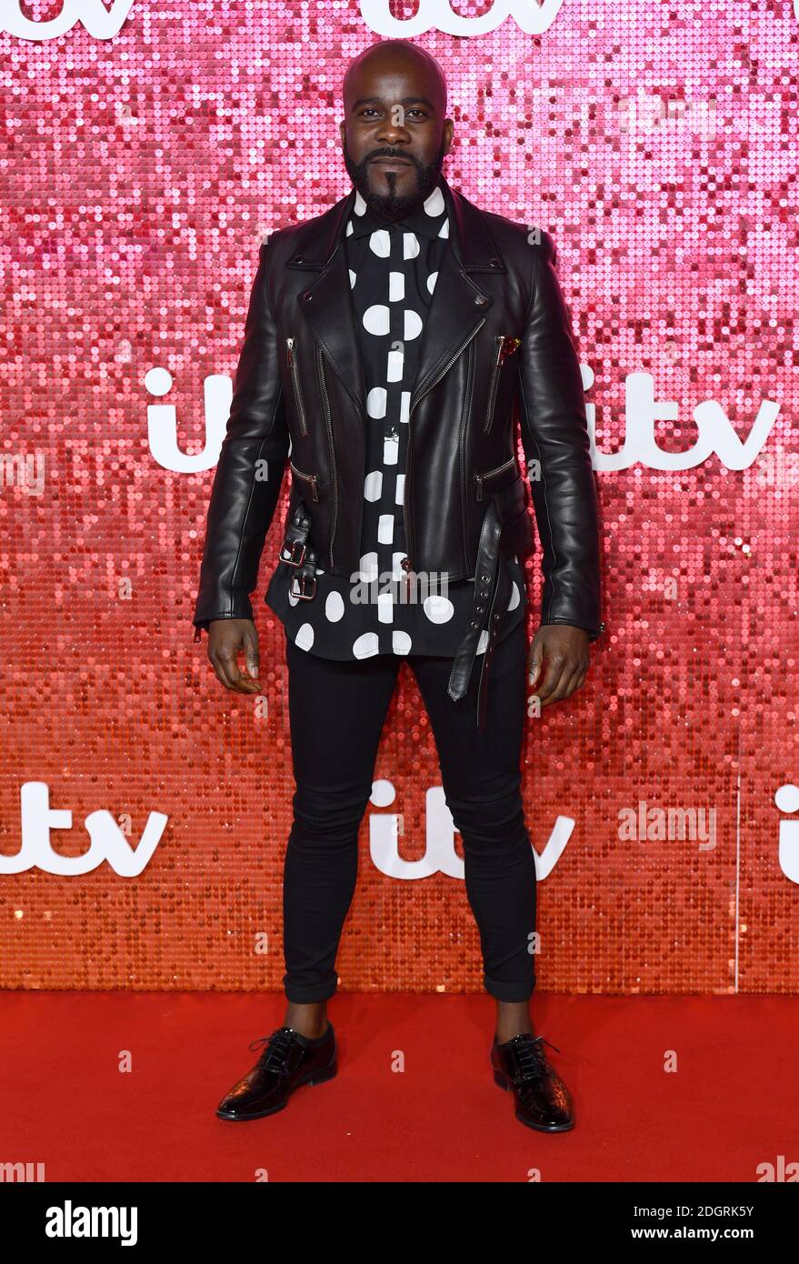 Melvin Odoom attending the ITV Gala 2017 held at the London Paladium ...