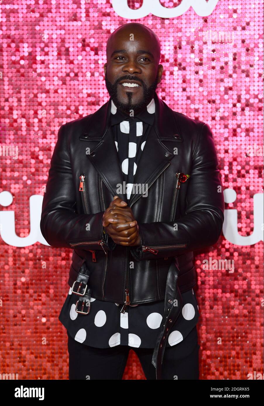 Melvin Odoom attending the ITV Gala 2017 held at the London Paladium ...