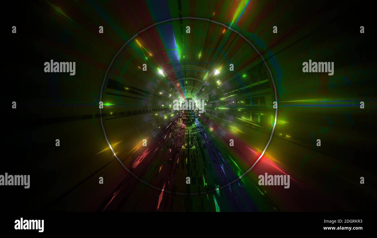 Rainbow color dying or end of life 3d illustration background wallpaper ...