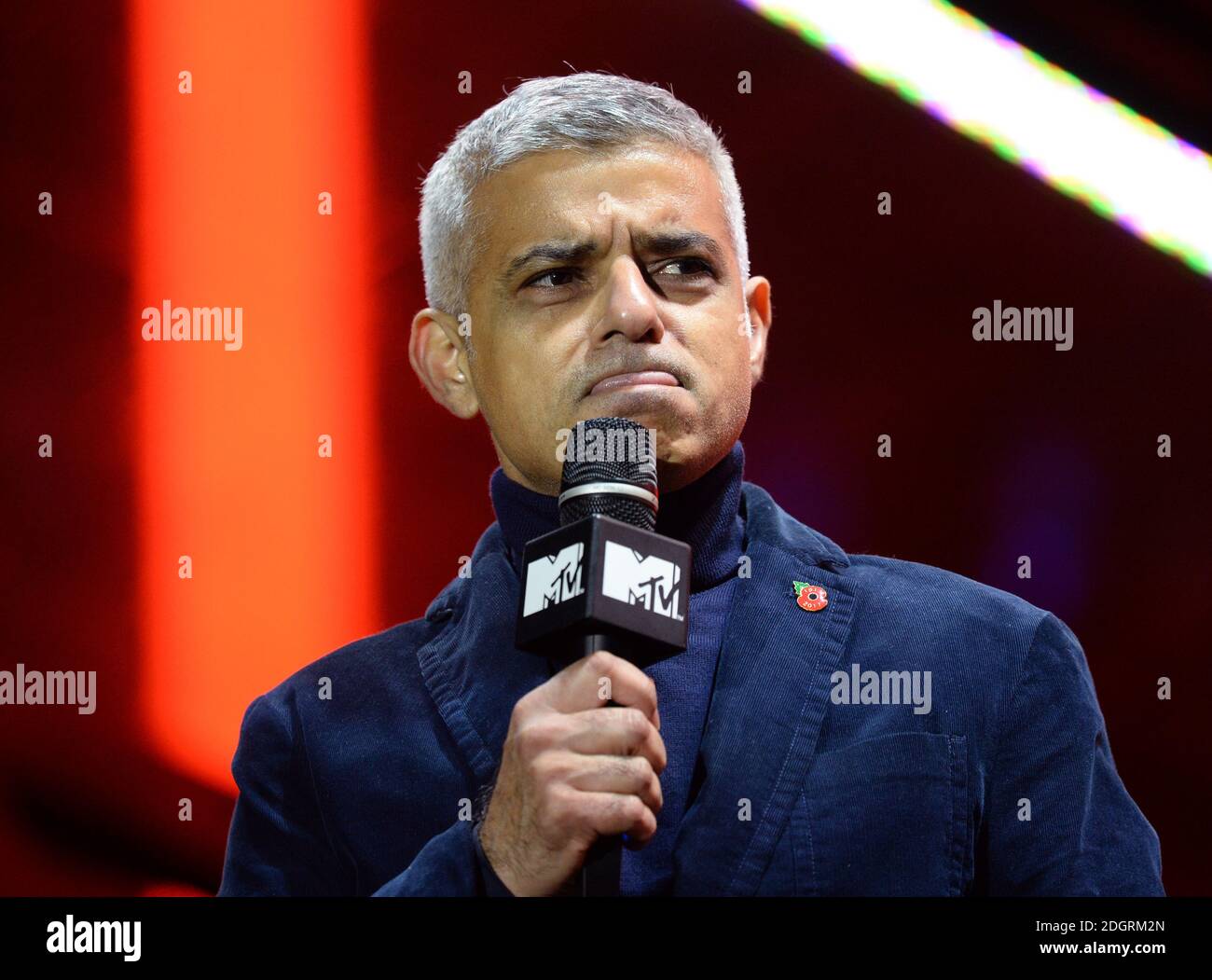 London Mayor Sadiq Khan speaks at Trafalgar Square in the lead up to ...