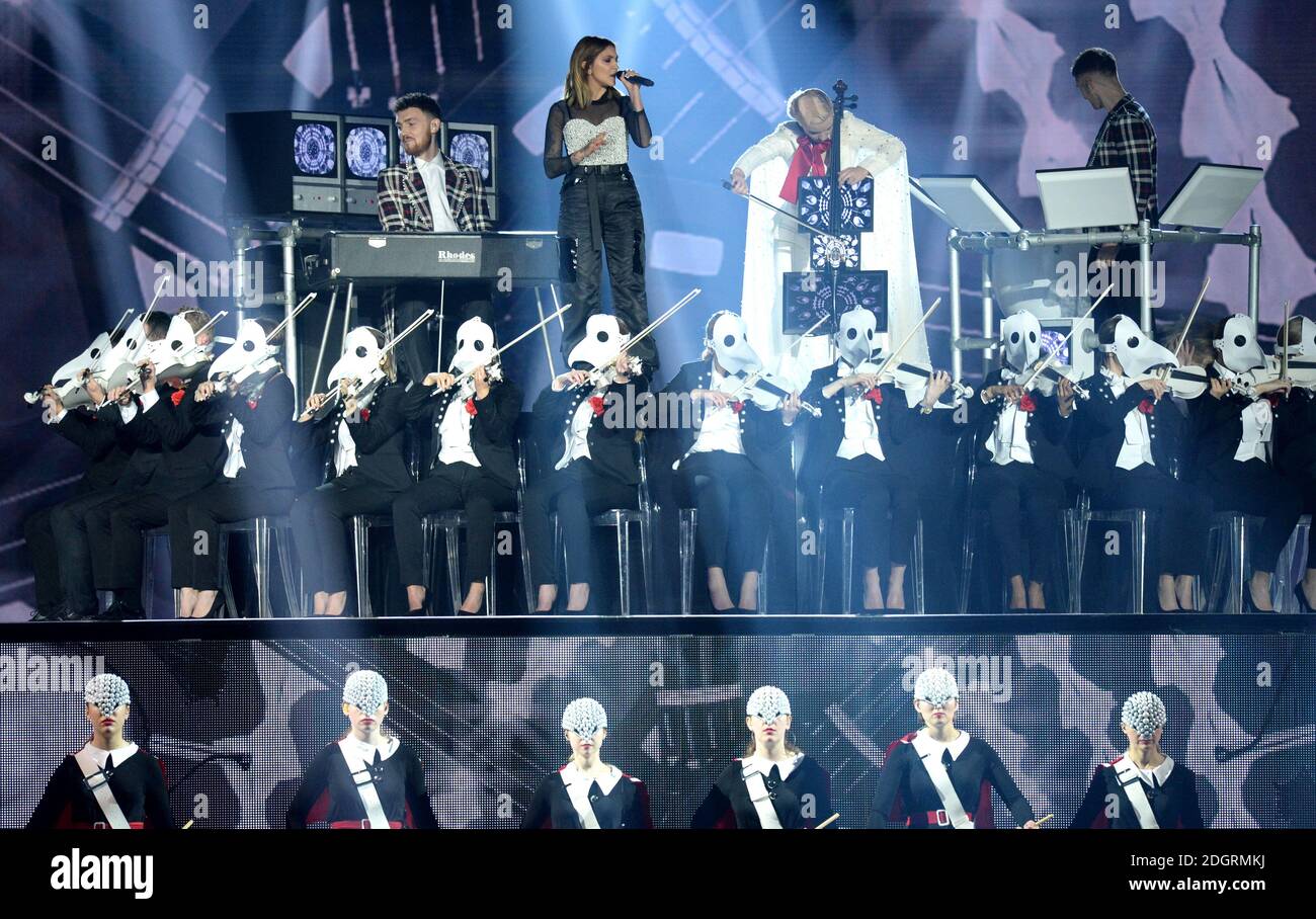 Clean Bandit with Julia Michaels, Anne Marie and Zara Larsson on stage ...