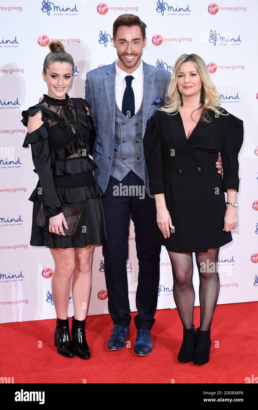 Lauren McQueen and Ross Adams arrives at the Virgin Money Giving Mind ...