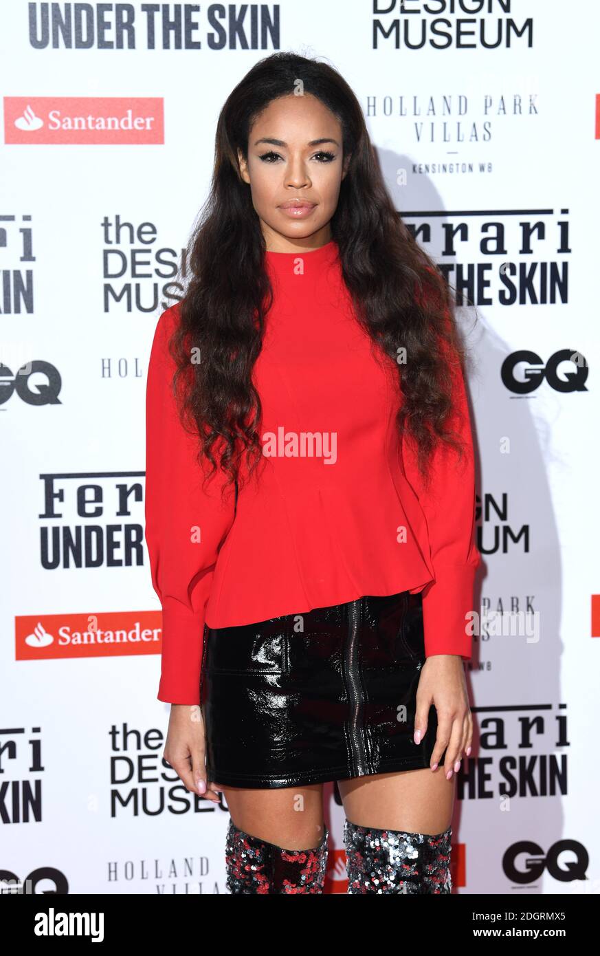 Sarah Jane Crawford arriving at the Ferrari Under The Skin Party in ...
