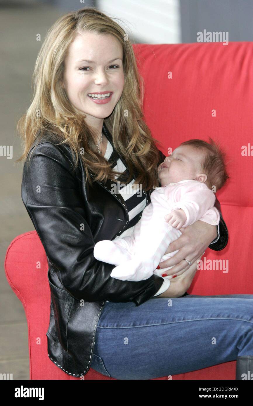 Actress Amanda Holden and her baby daughter Alexa Stock Photo - Alamy