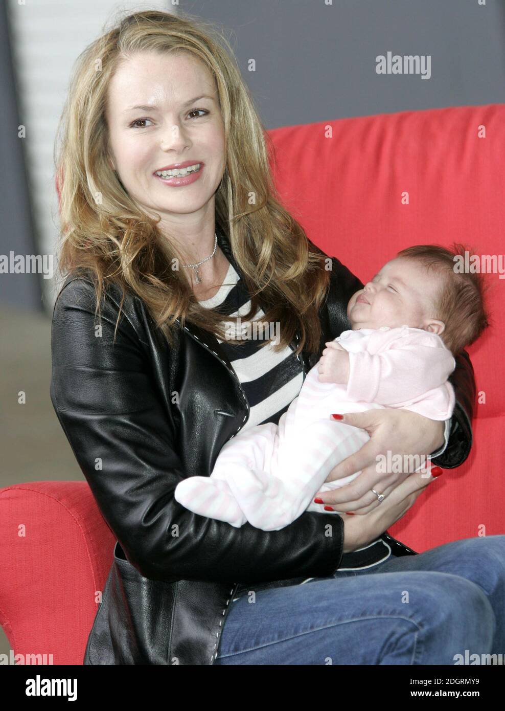 Actress Amanda Holden and her baby daughter Alexa Stock Photo - Alamy