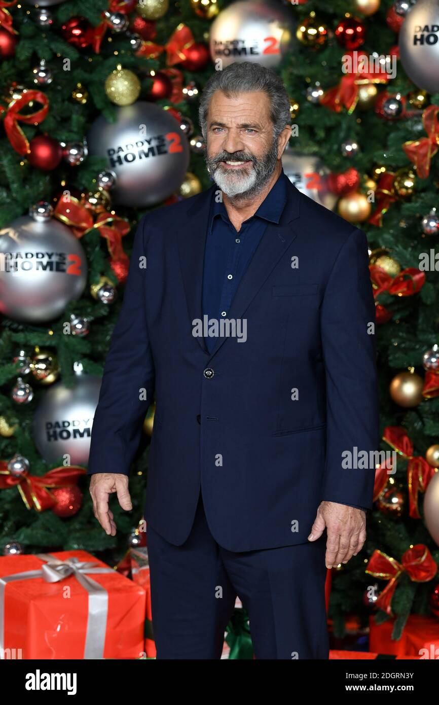 Mel Gibson attending the UK premiere of Daddy's Home 2 held at Vue West ...