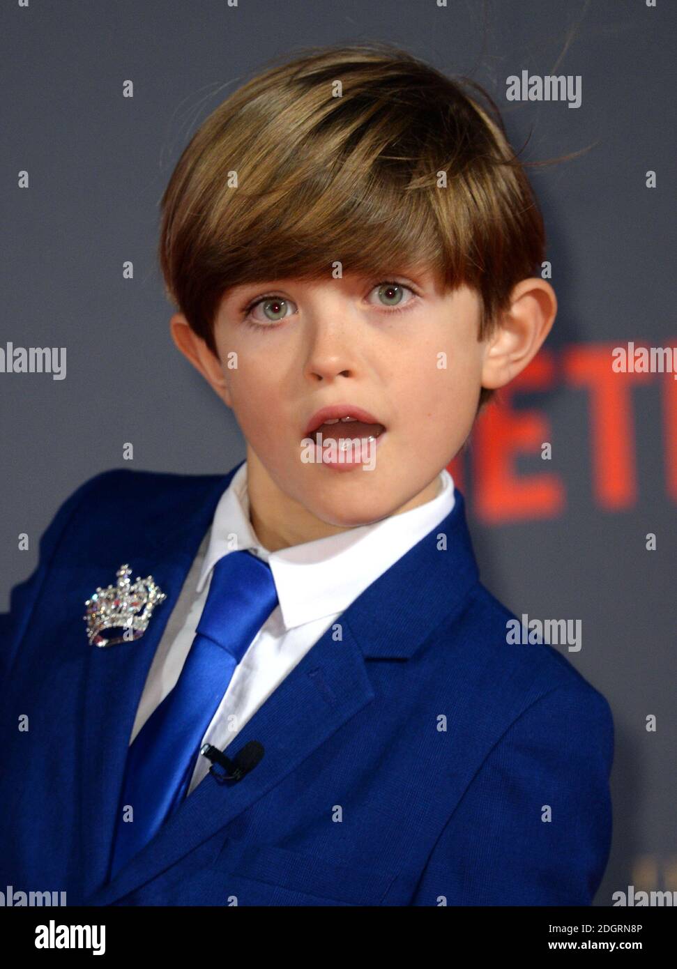 Billy Jenkins attending the season two premiere of The Crown at the ...