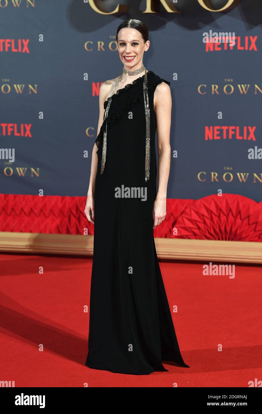 Chloe pirrie attending season two premiere crown odeon hi-res stock ...