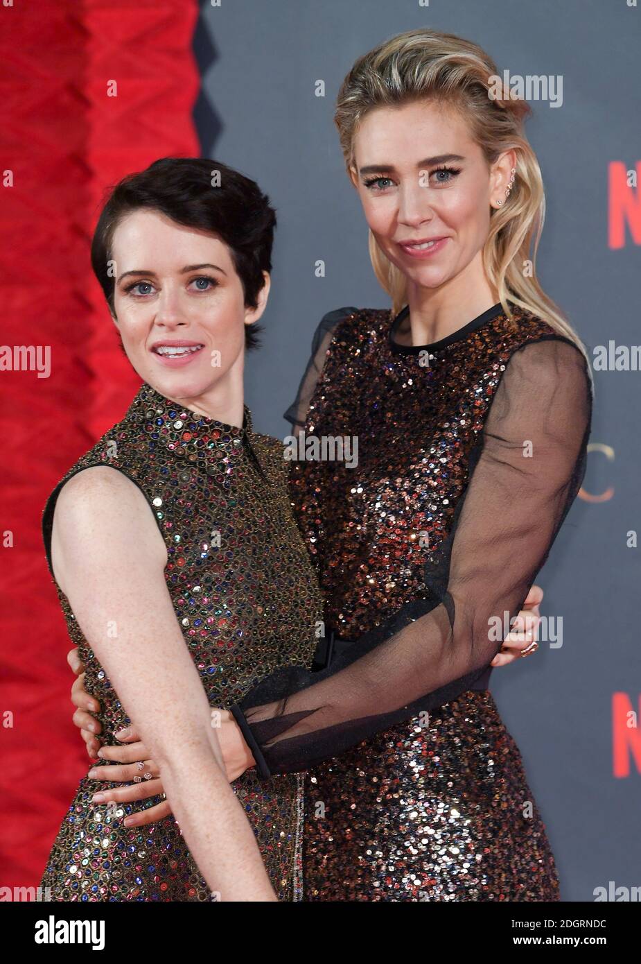 Claire Foy and Vanessa Kirby attending the season two premiere of The ...