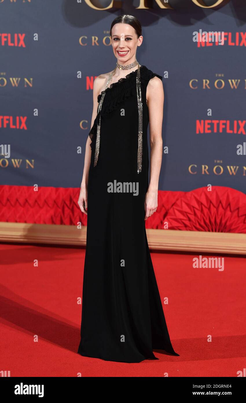 Chloe pirrie attending season two premiere crown odeon hi-res stock ...