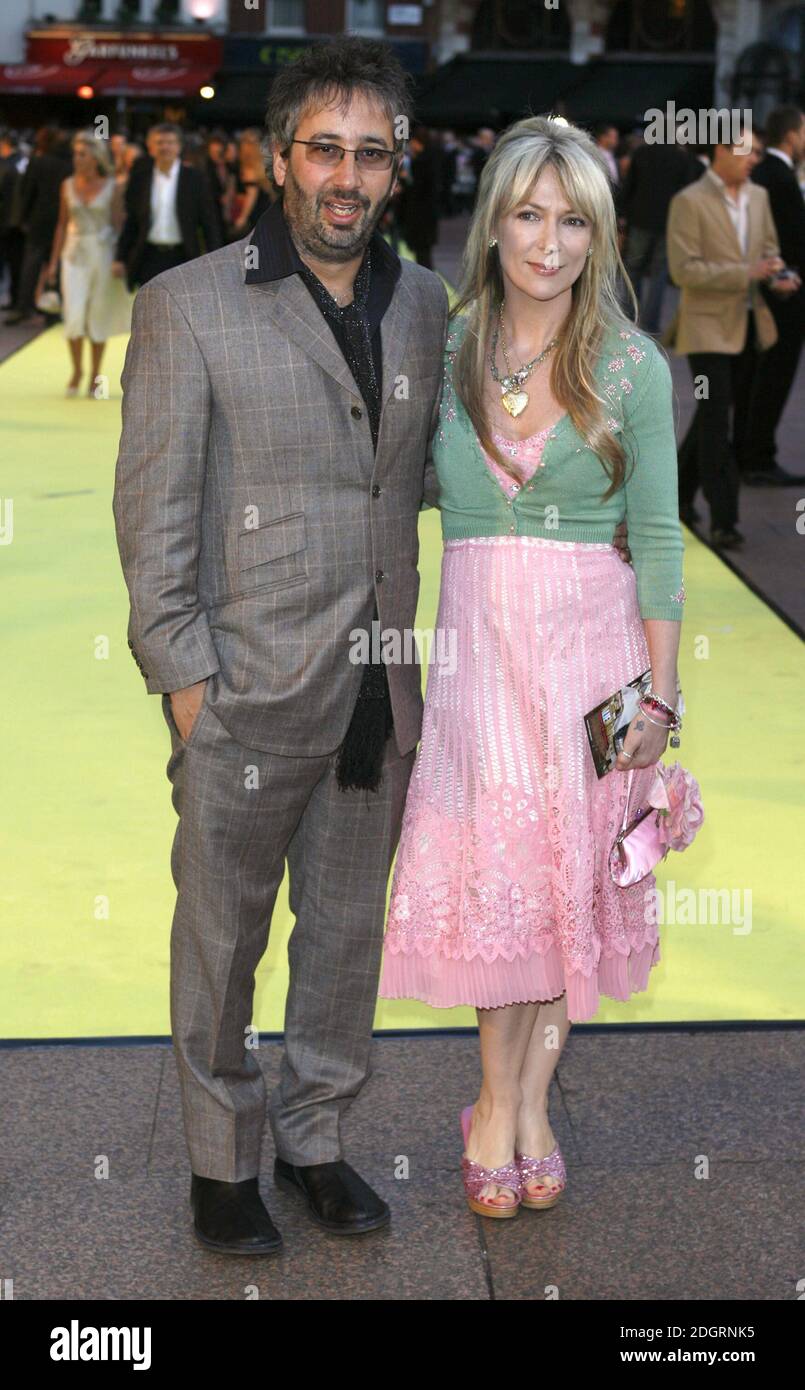 David Baddiel and partner arriving Stock Photo - Alamy