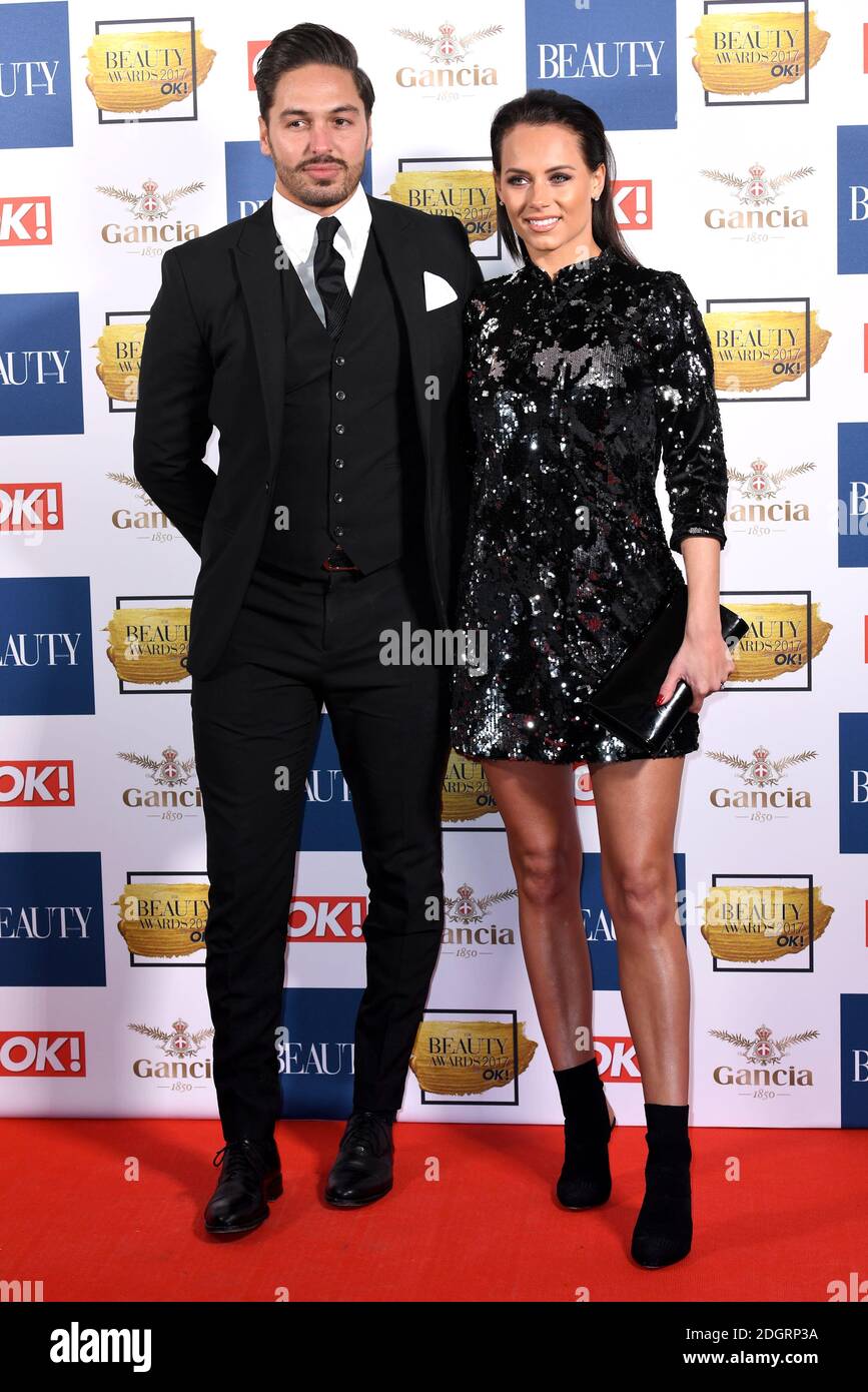 Mario Falcone and Becky Meisner attending the Beauty Awards 2017 with ...