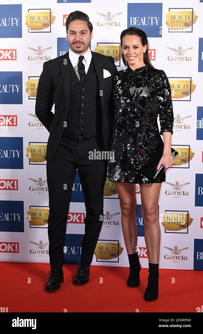 Mario Falcone and Becky Meisner attending the Beauty Awards 2017 with ...