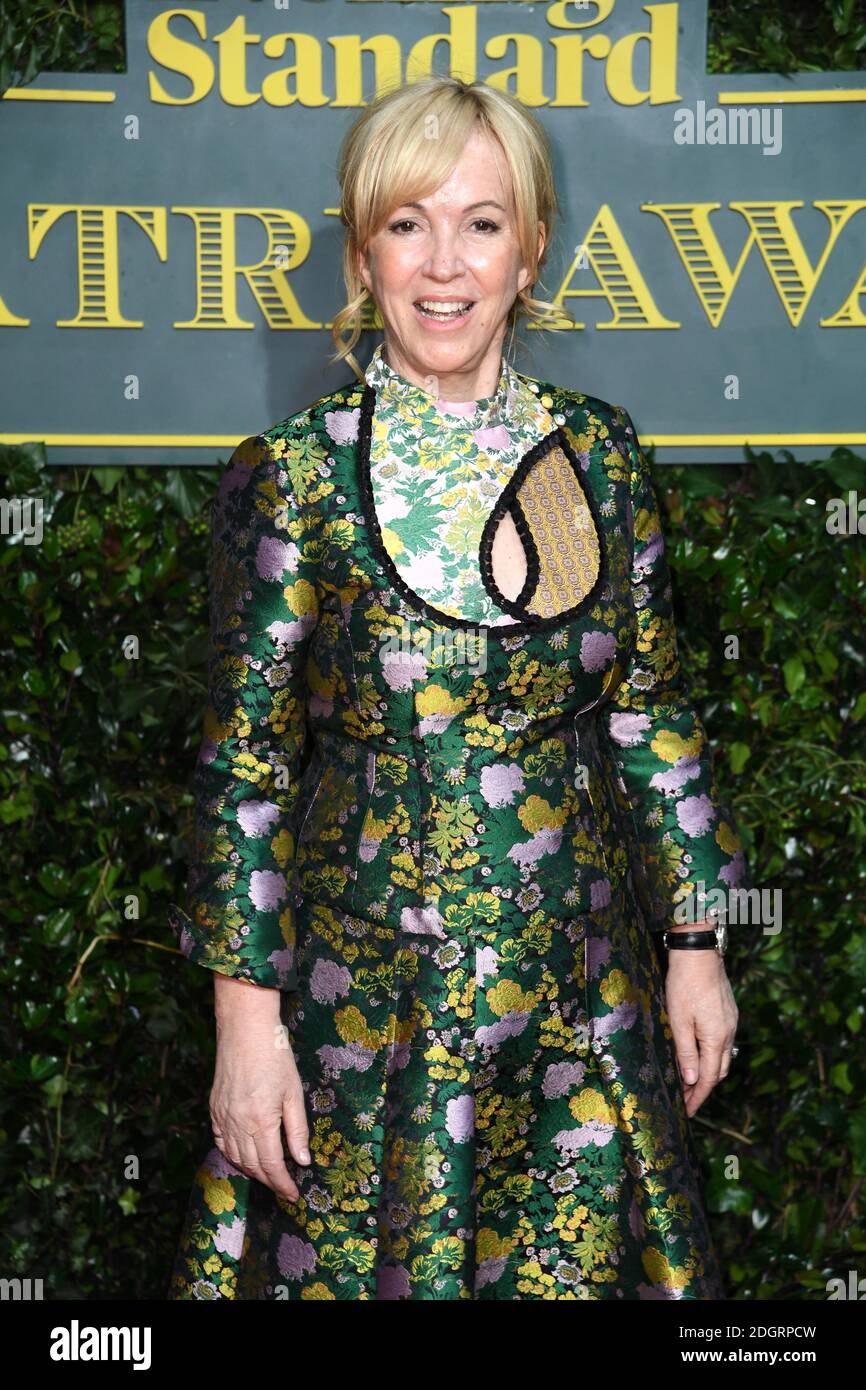Sally Greene arrives at the Evening Standard Theatre Awards at the ...