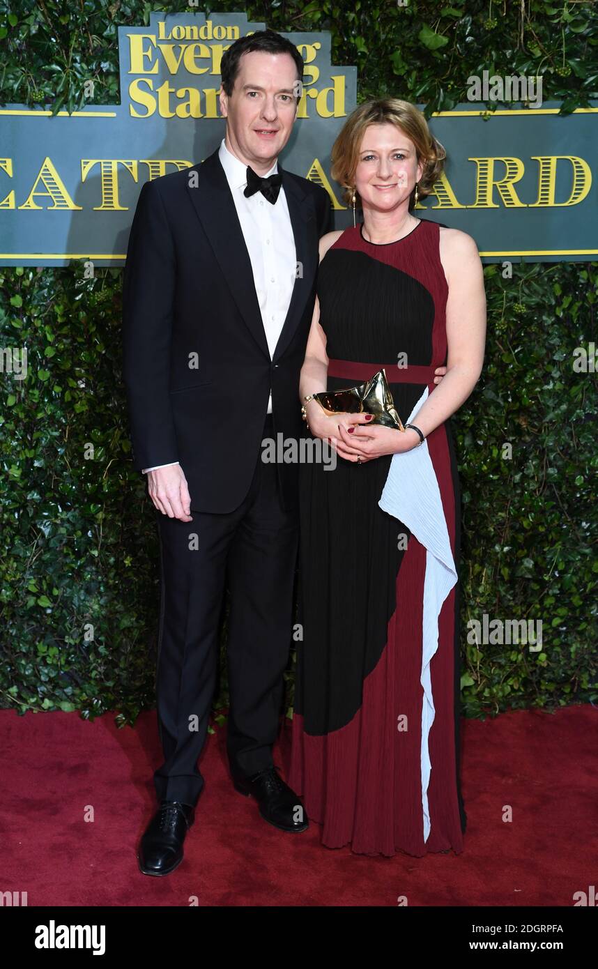 George Osbourne and wife Frances Osbourne arrive at the Evening ...