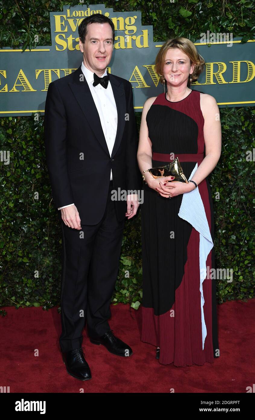 George Osbourne and wife Frances Osbourne arrive at the Evening ...