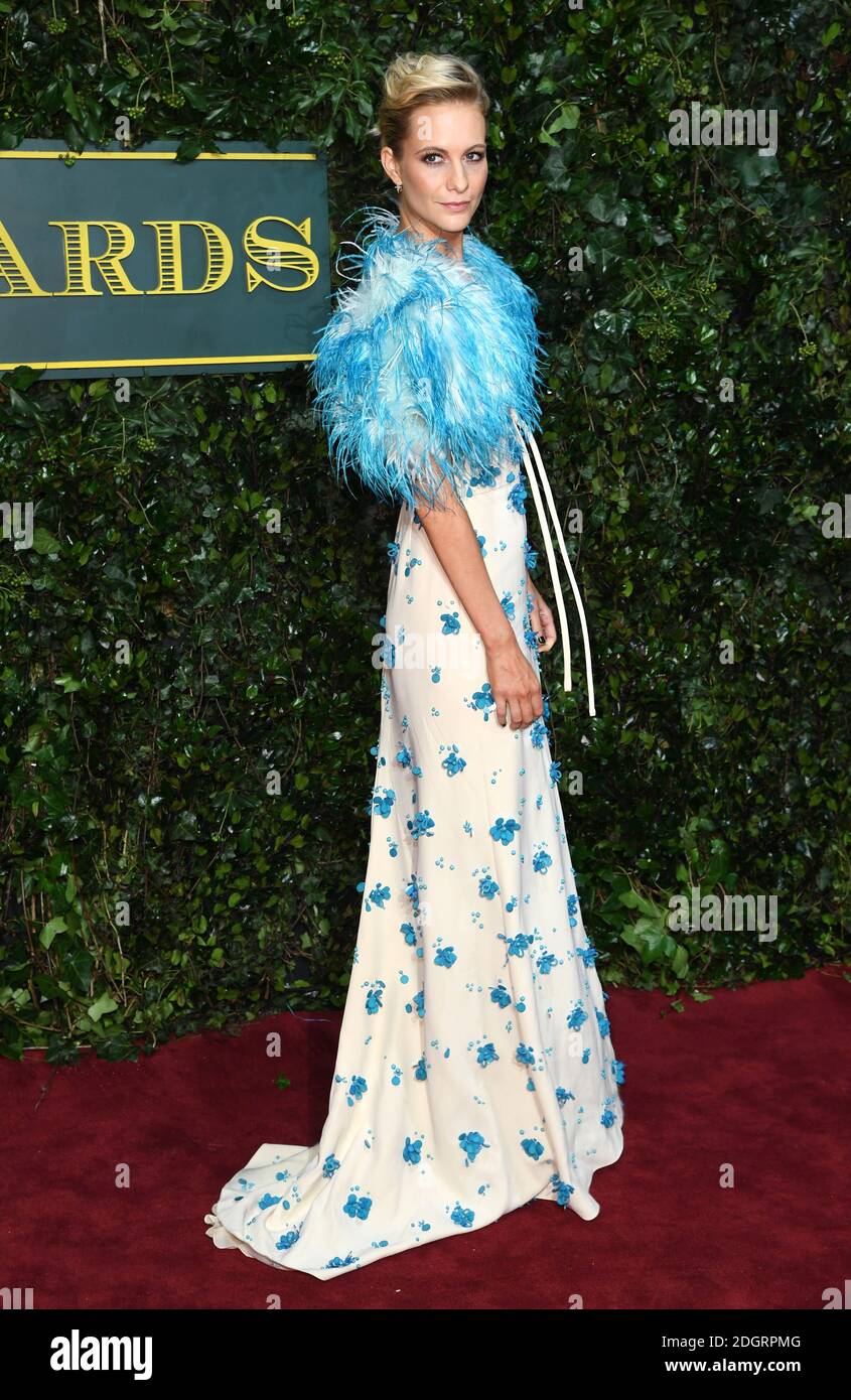 Poppy Delevingne arrives at the Evening Standard Theatre Awards at the ...