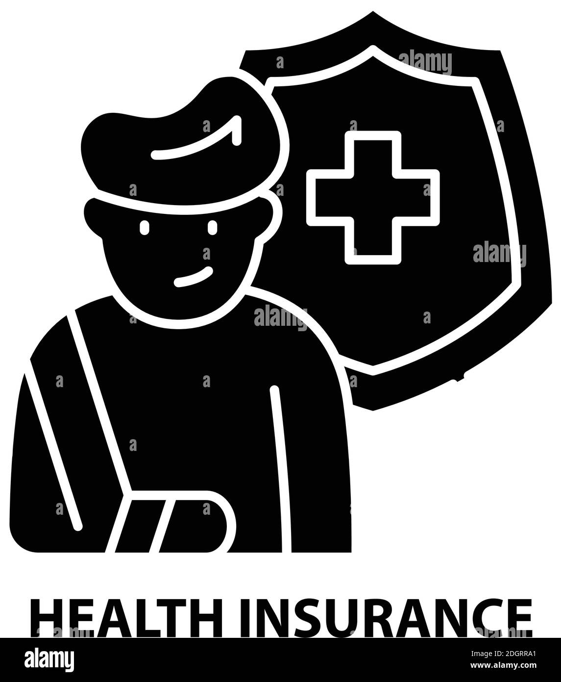 Health Insurance Icon Vector