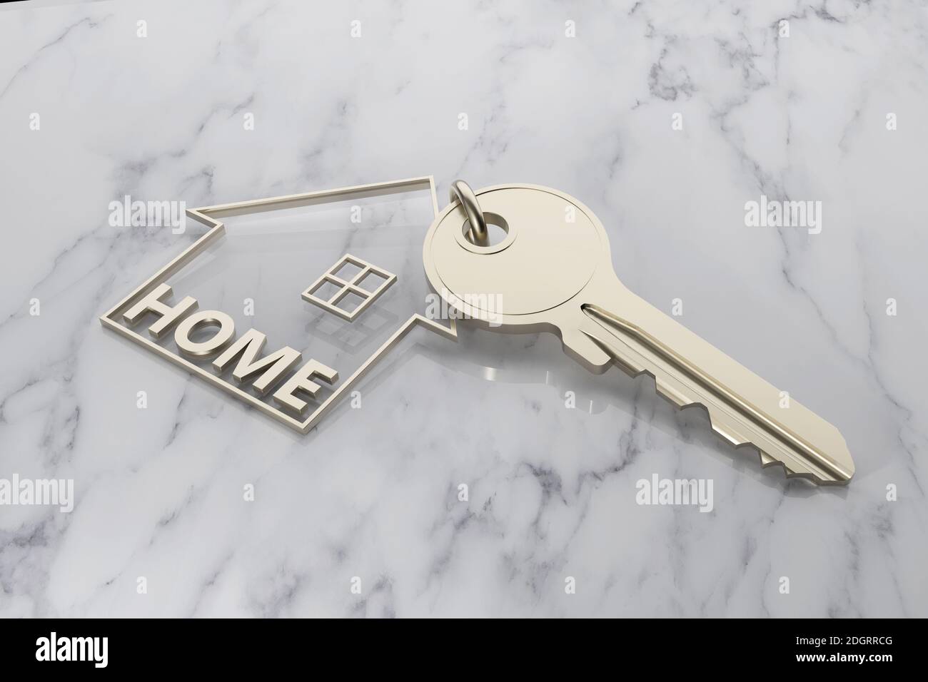House Key - Illustration Stock Photo - Alamy