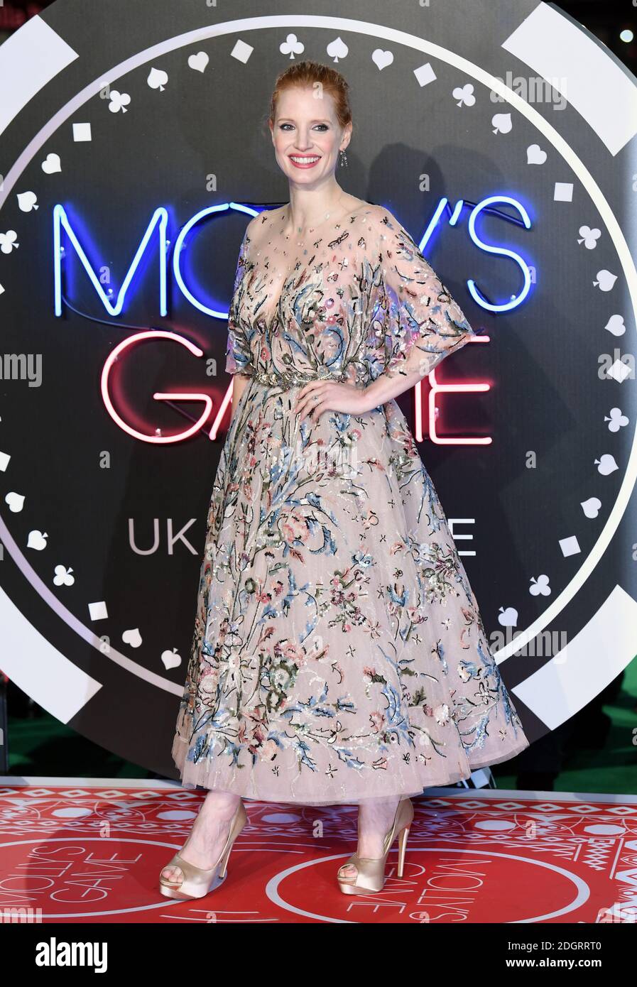 Jessica Chastain attending the premiere of Molly's Game, held at the ...
