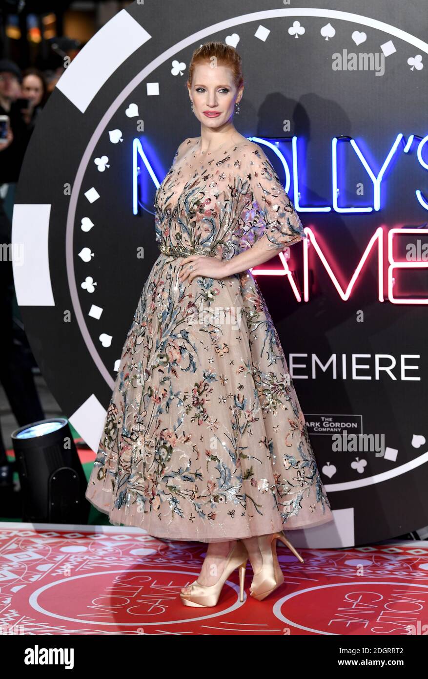 Jessica Chastain attending the premiere of Molly's Game, held at the ...