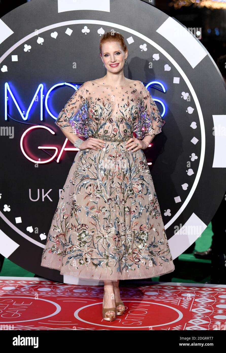 Jessica Chastain attending the premiere of Molly's Game, held at the ...