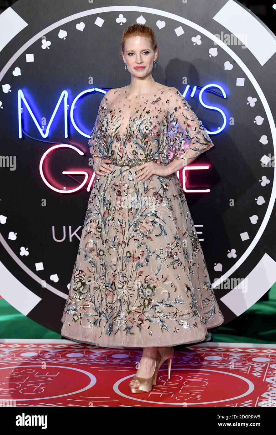 Jessica Chastain attending the premiere of Molly's Game, held at the ...