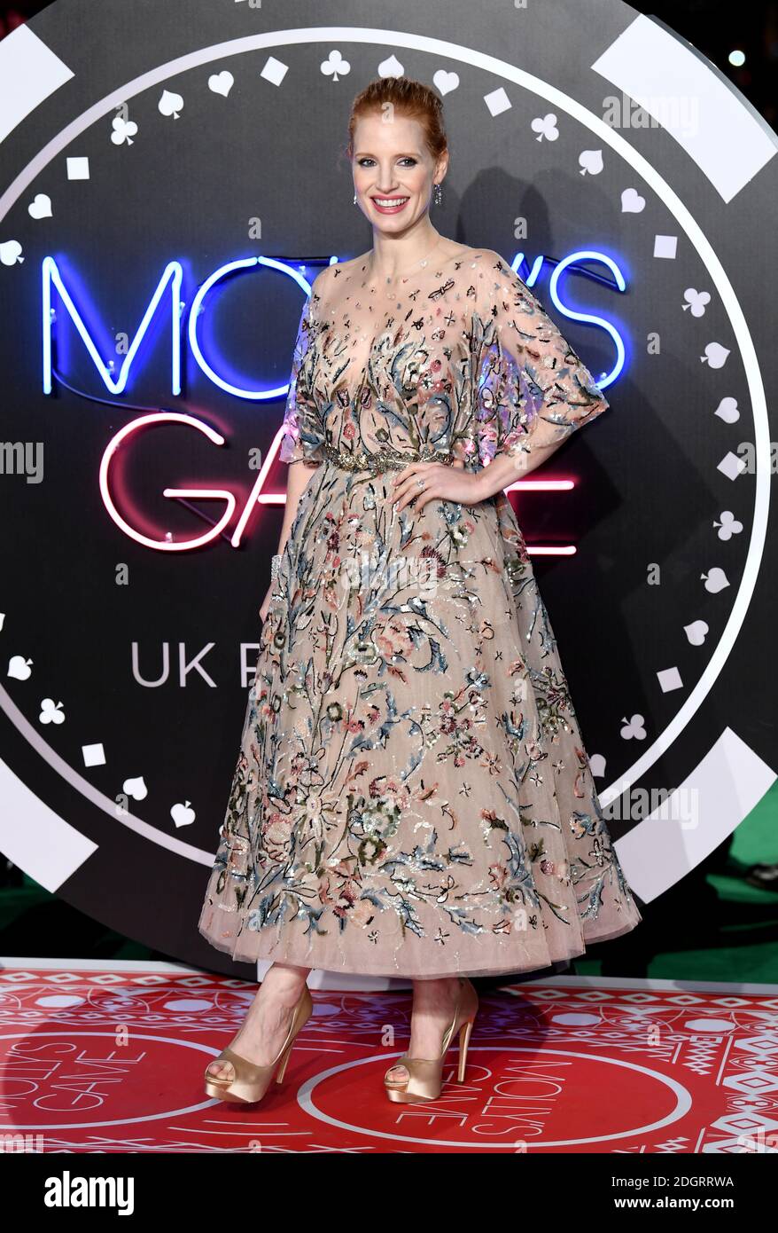 Jessica Chastain attending the premiere of Molly's Game, held at the ...