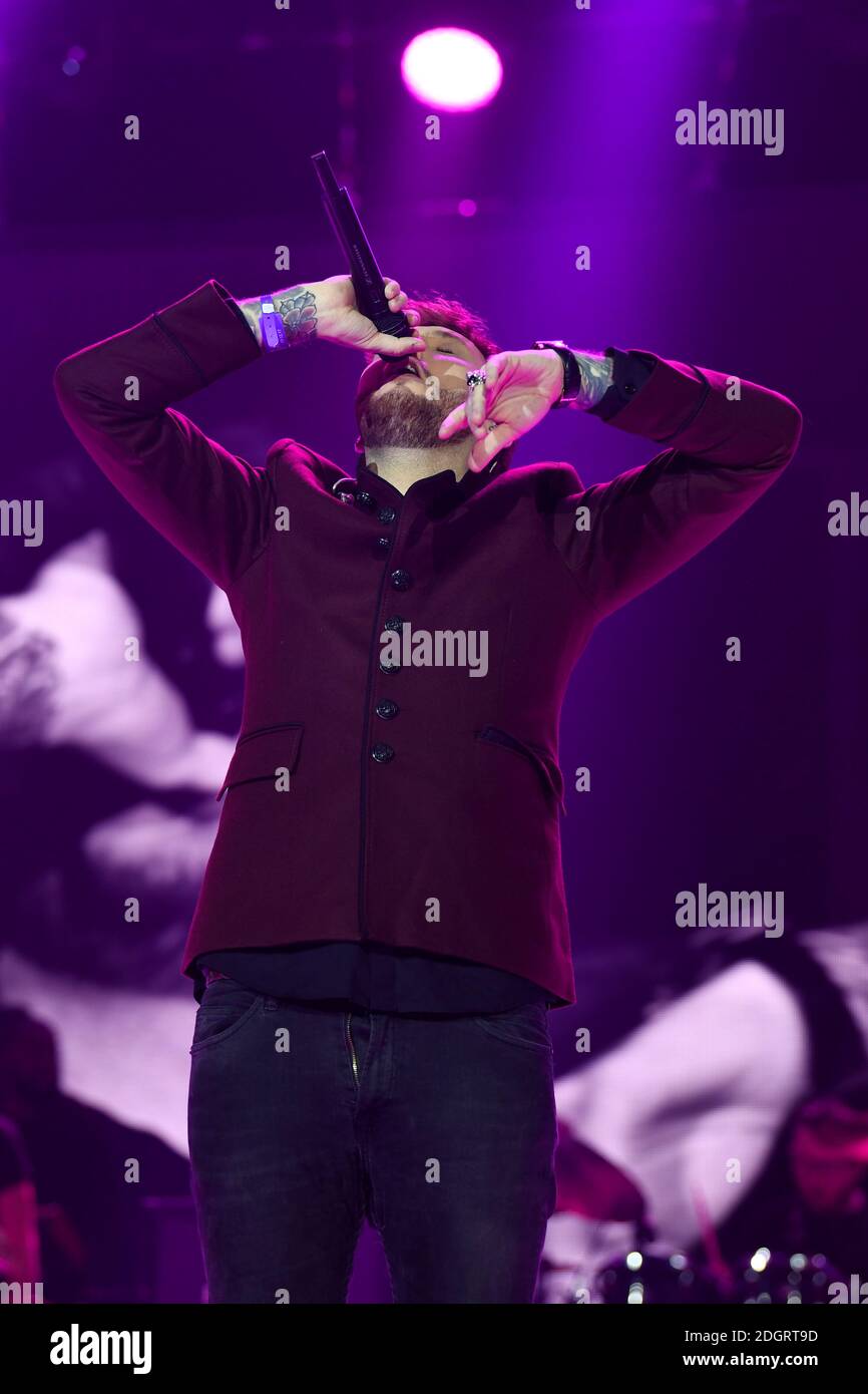 James Arthur on stage during day one of Capital's Jingle Bell Ball 2017 ...