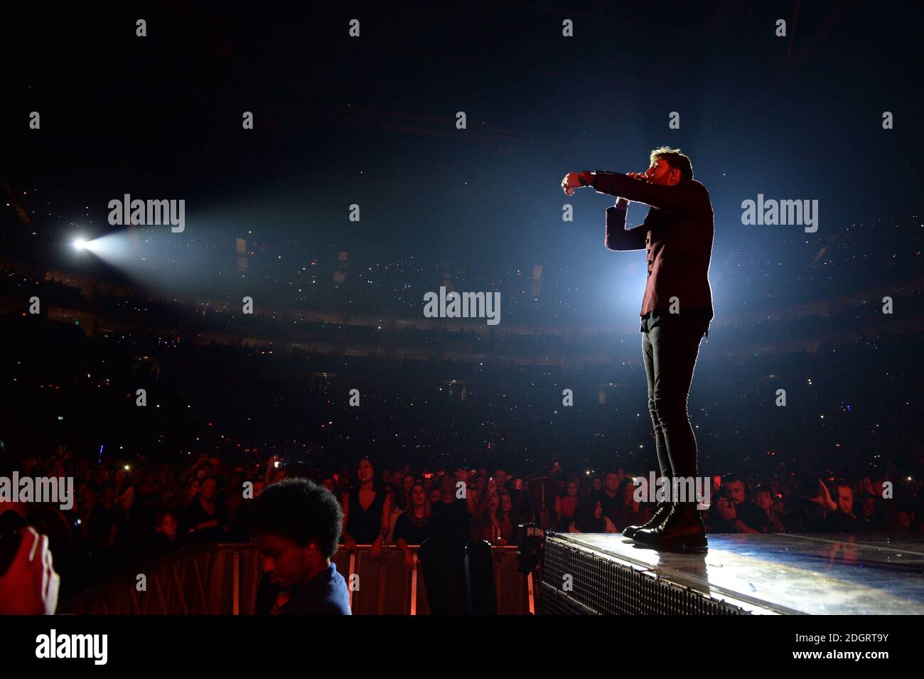 James Arthur on stage during day one of Capital's Jingle Bell Ball 2017 ...