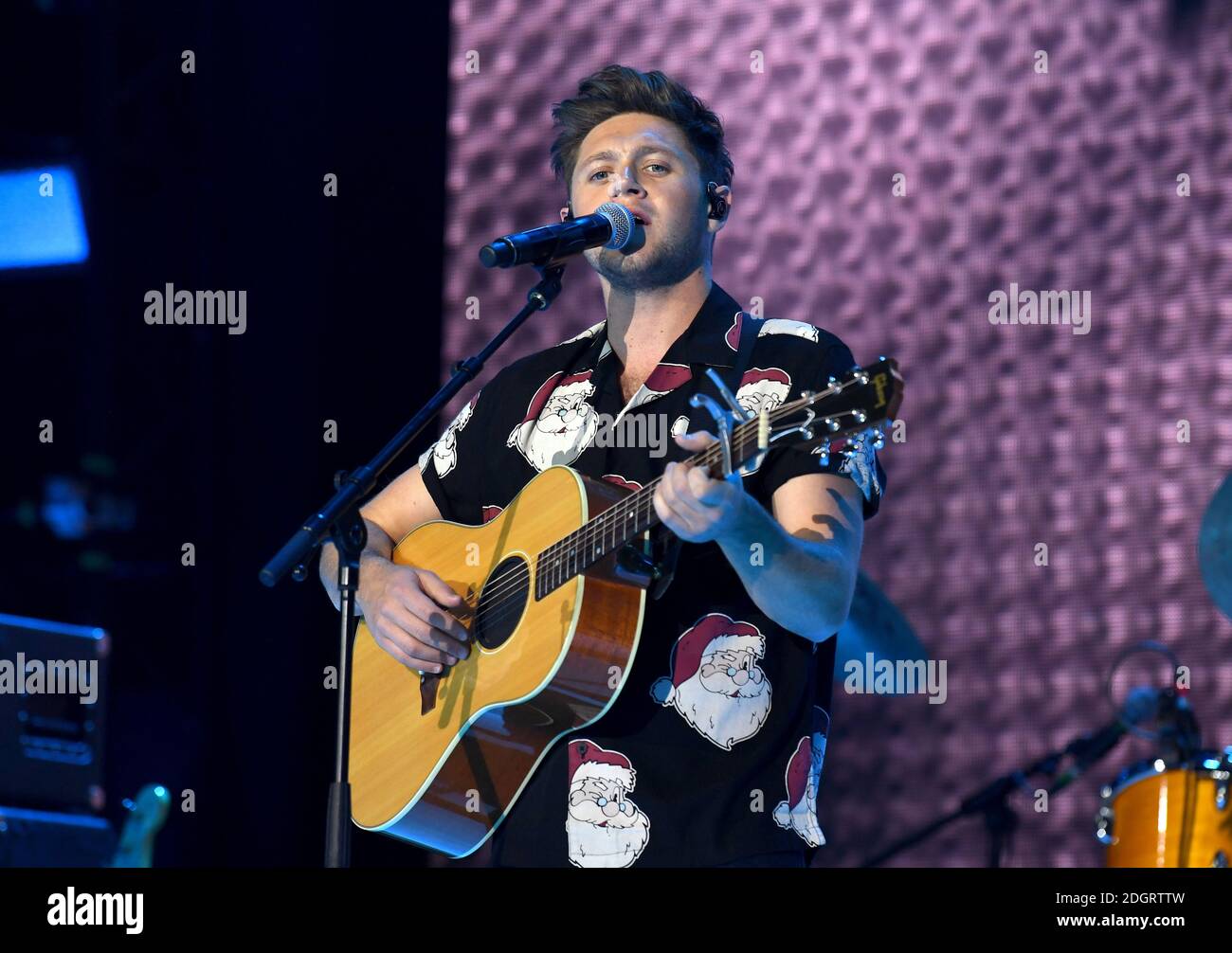 Niall Horan on stage during day one of Capital's Jingle Bell Ball 2017 ...