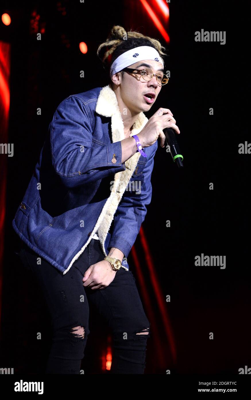 William Sing on stage during day one of Capital's Jingle Bell Ball 2017 ...