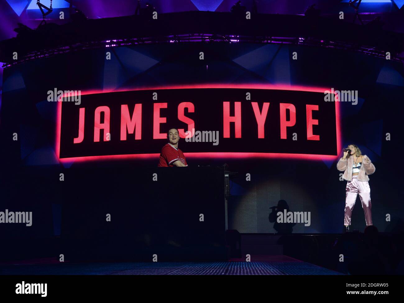 James hype performs on stage hi-res stock photography and images - Alamy
