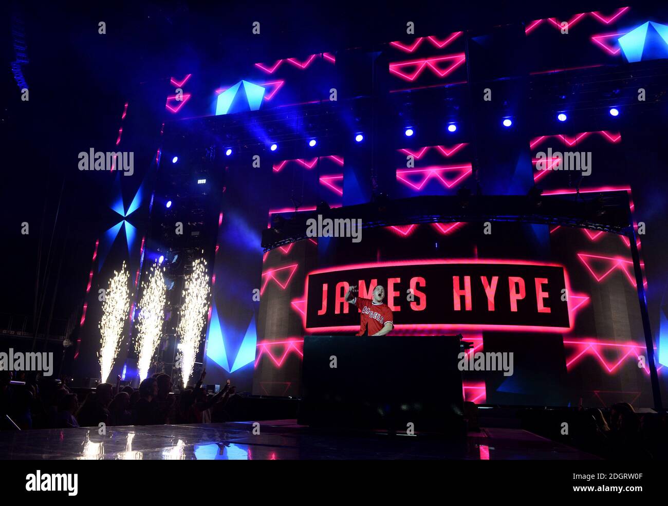 James Hype on stage during day two of Capital's Jingle Bell Ball 2017 ...