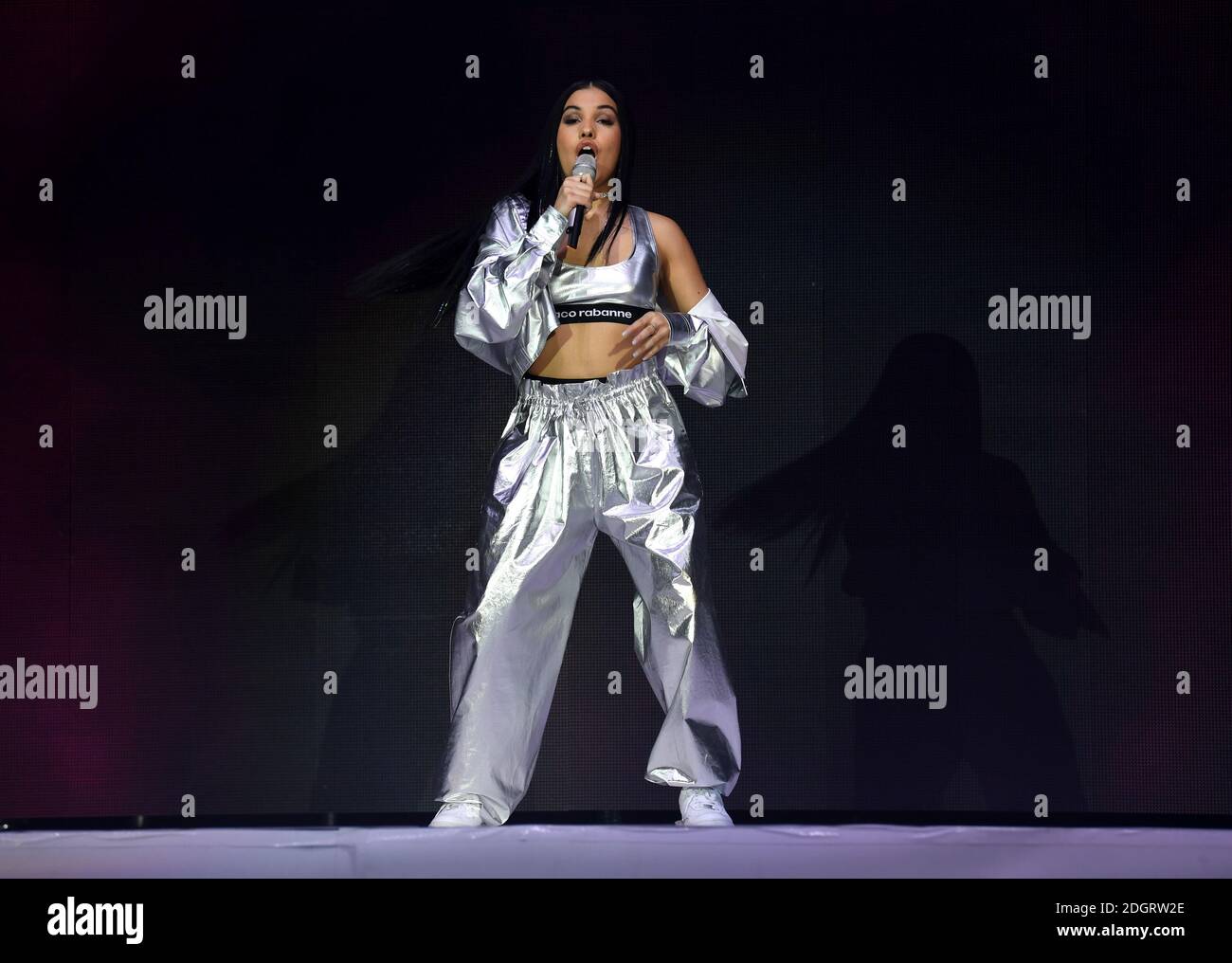 Mabel on stage during day two of Capital's Jingle Bell Ball 2017 with ...