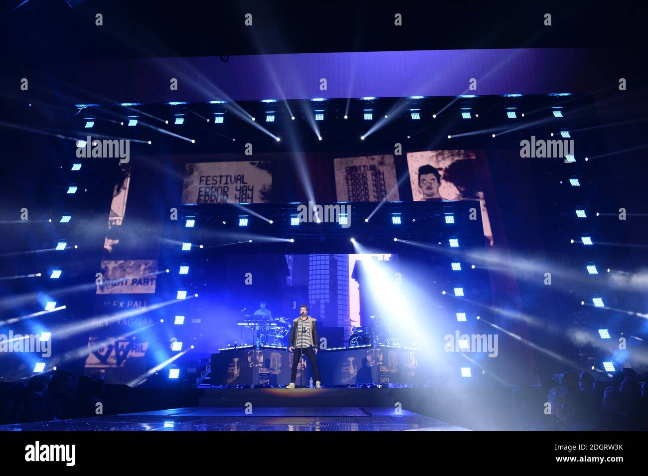 The Chainsmokers on stage during day two of Capital's Jingle Bell Ball ...