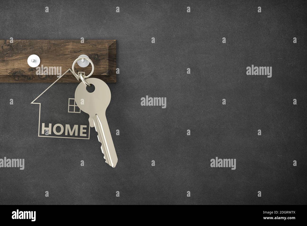 House Key - Illustration Stock Photo - Alamy