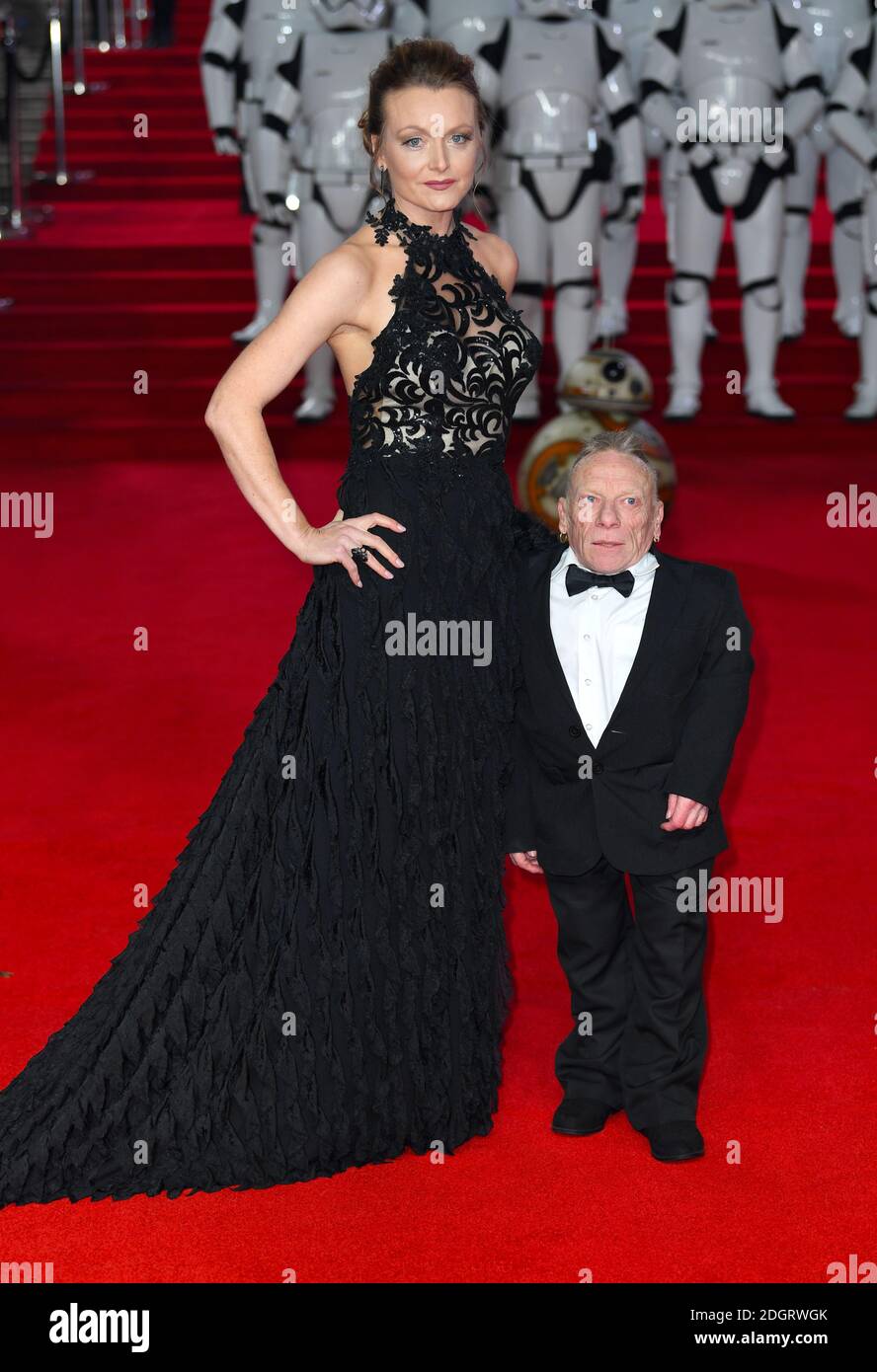 Jimmy Vee and guest attending the european premiere of Star Wars: The ...