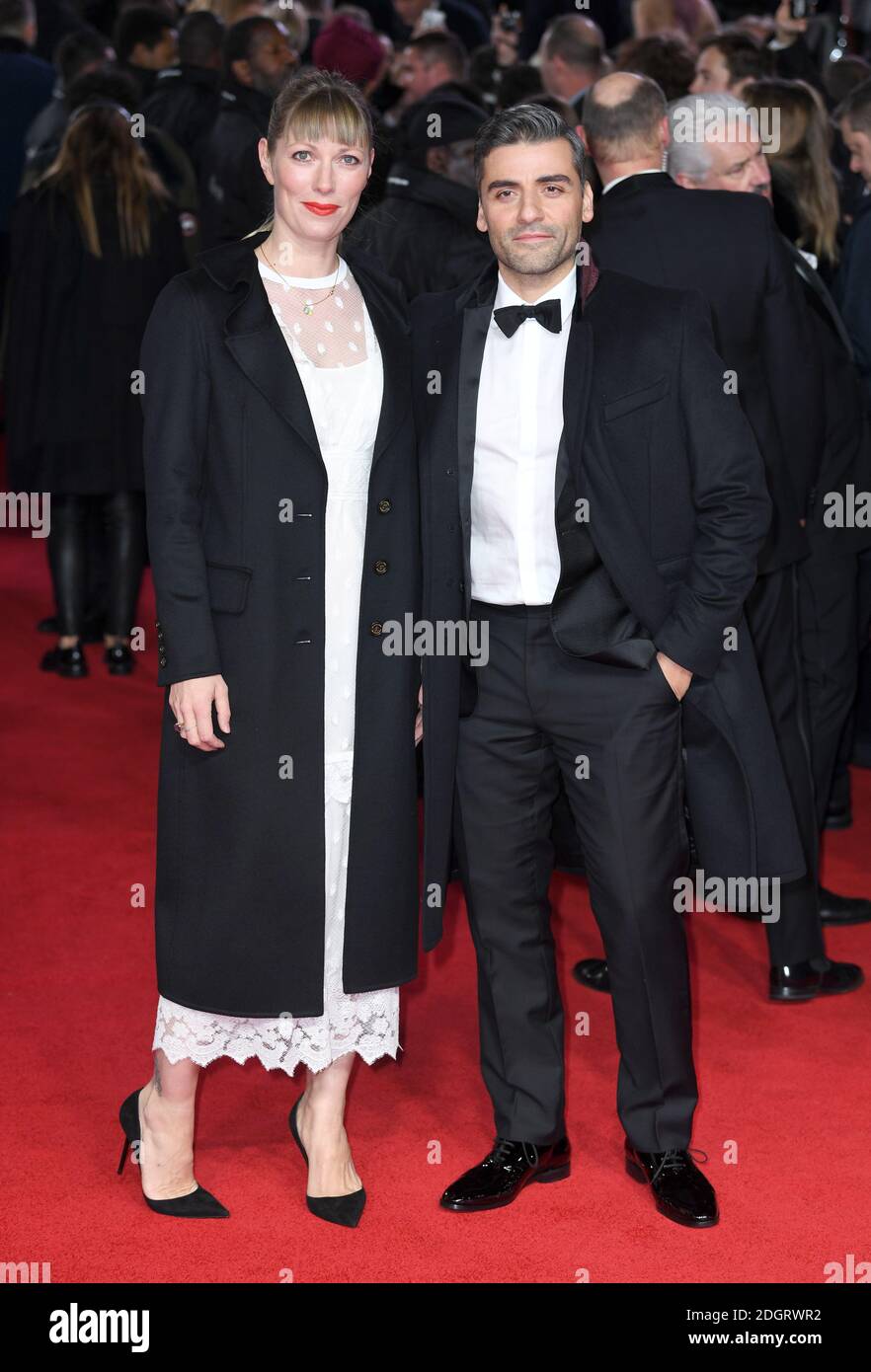 Oscar Isaac and guest attending the european premiere of Star Wars: The ...