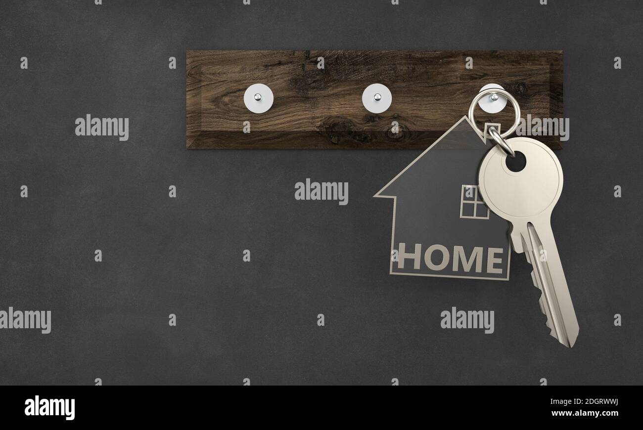 House Key - Illustration Stock Photo - Alamy