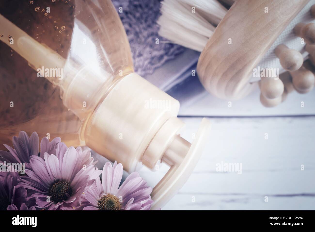 Body shower brush hi-res stock photography and images - Alamy