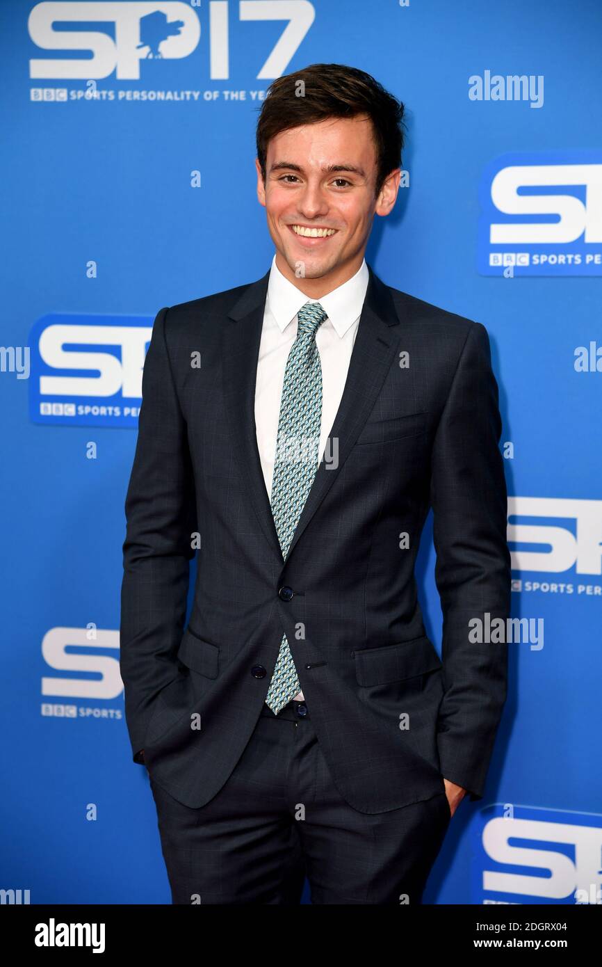 Tom Daley during the red carpet arrivals for BBC Sports Personality of ...