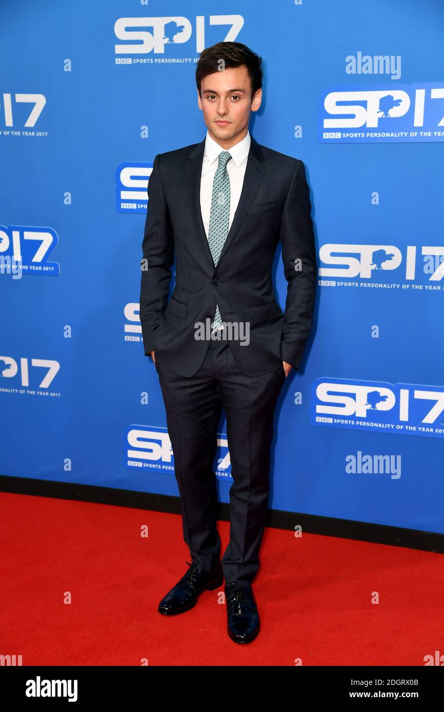 Tom Daley during the red carpet arrivals for BBC Sports Personality of ...